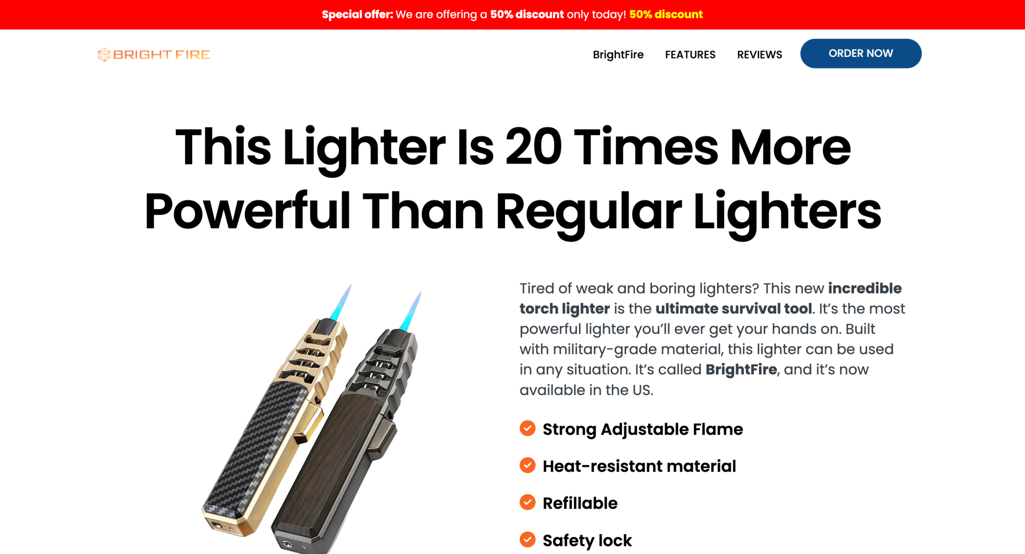 Brightfire Lighter Scam – Fake Rechargeable Electric Lighter – Infoquu