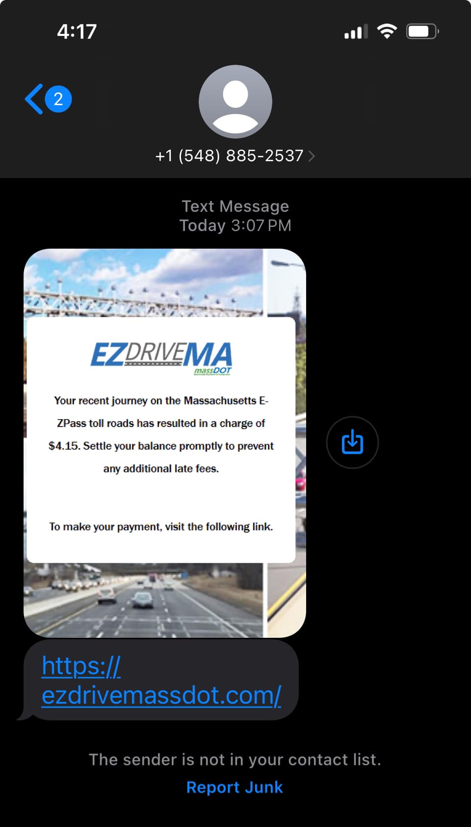 Don’t Fall For EZDriveMA Text Scam Messages – Infoquu