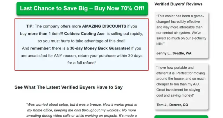 Coldeez Cooling Ace Scam: An Ugly Experience – Infoquu