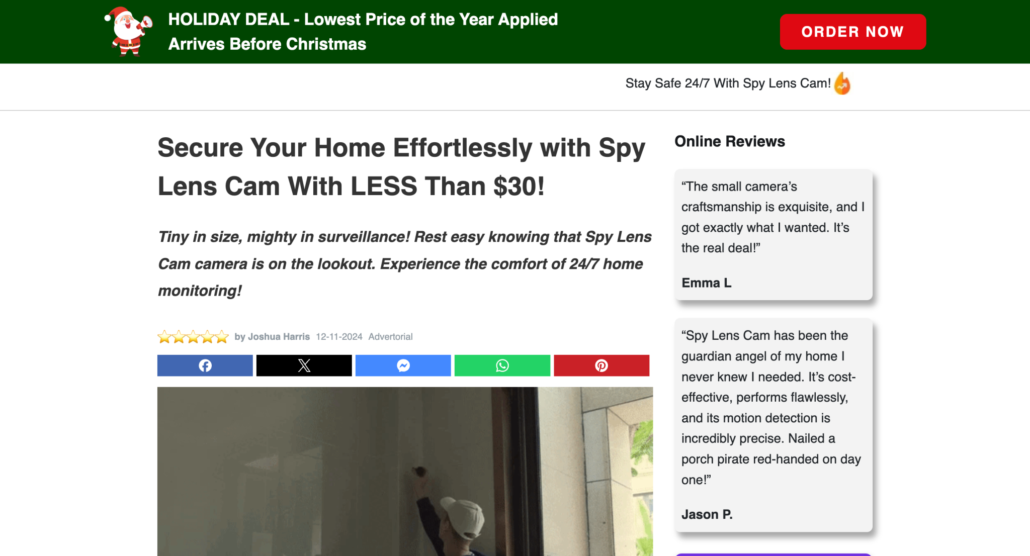 Spy Lens Cam Reviews: Why I REGRET Buying This Mini Security Camera ...
